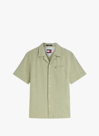 Tommy Hilfiger Polo &agrave; manches courtes en lin et coton