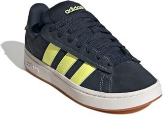 adidas Grand Court Alpha Shoes Chaussures pour homme, Encre Aurora/Jaune/Gomme, 45.5 EU