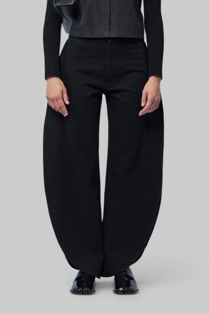 Alaia Petal Pants Black Denim