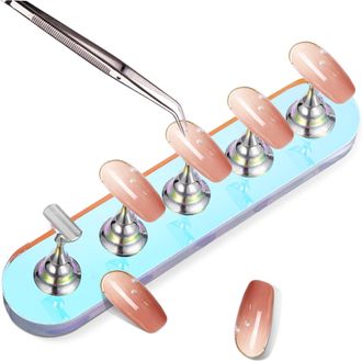 FOMIYES Acryl-nagelhalter Für Nail Art Und Design Stabiler Nagelständer Für Kunst Pflegeanwendungen Vielseitiger Nagelhalter Für Zuhause Und Salon