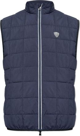 Emporio Armani Emporio Armani Ea7, Homme, Vestes, Bleu, Taille: 2XL Veste Rembourr&eacute;e en Tissu Technique