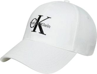 Calvin Klein unisex, Accessoires, Blanc, Taille: ONE Size Casquette de baseball
