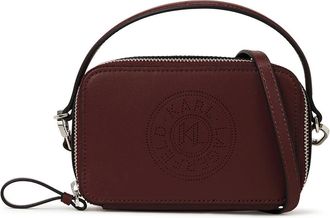 Karl Lagerfeld Portemonnaie - K/Circle Kameratasche mit Henkel - Gr. unisize - in Rot - für Damen