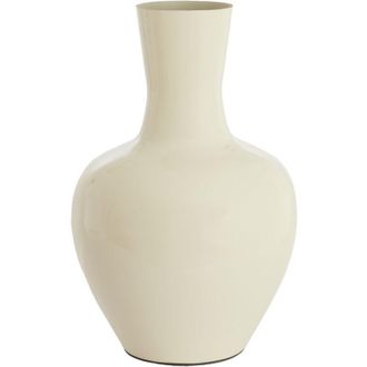 Light & Living Light & Living Vase NANA mit gl&auml;nzender Oberfl&auml;che in Creme