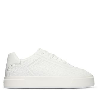 Calvin Klein Sneakers Calvin Klein Beasket Cup Oxf Lup Hf Aop Lth HM0HM02132 Wei&szlig;