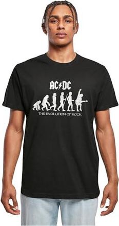Merchcode Mp5011714-acdc-Evolution of Rock Shirt, Noir, XXL Hommes