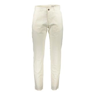 North Sails Homme, Pantalons, Blanc, Taille: W31 Pantalon Slim Fit Blanc avec Logo