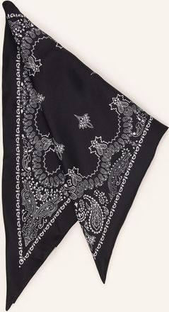 Destin Destin Dreieckstuch Aus Seide schwarz