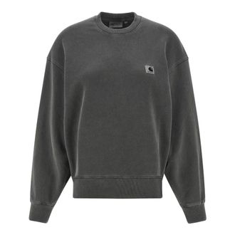 Carhartt Work in Progress Femme, Sweatshirts et sweats &agrave; capuche, Noir, Taille: 36 FR Nelson SweaT-shirt