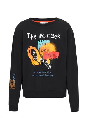Mymo Sweatshirt M&auml;nner Schwarz