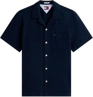 Tommy Hilfiger Polo &agrave; manches courtes en lin et coton