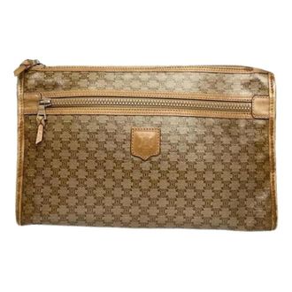 Celine Pochette Vintage Pre-owned - Femme - Pre-owned - Brun - Taille: ONE Size