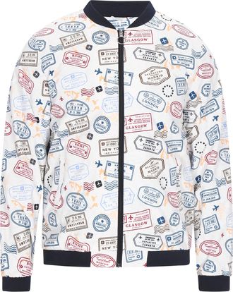 Mymo Jacke M&auml;nner cremewei&szlig; mehrfarbig