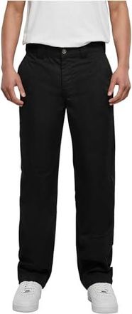 Urban Classics Pantalon de Travail Classique pour Homme, Chino Beige, Streetwear, Mode Urbaine, Noir, 30