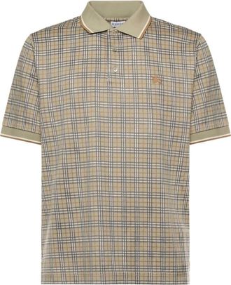 Burberry Homme, Tops, Beige, Taille: XL Pelham Check Polo