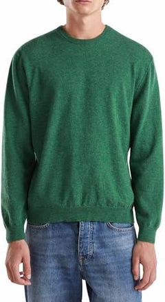 Benetton Maglia G/C M/L 1002u1g34 Sweater, Vert, Large Homme