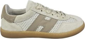 Hogan Femme, Chaussures, Beige, Taille: 36 1/2 EU Baskets cool en daim