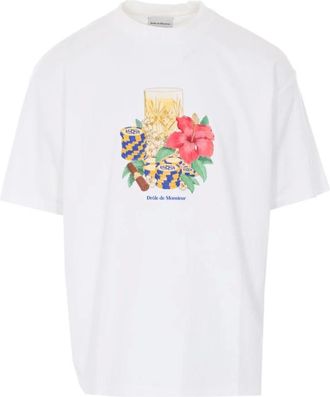 Dr&ocirc;le de Monsieur Homme, Tops, Blanc, Taille: L T-Chemises