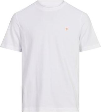 Farah T-shirt droit &agrave; logo brod&eacute; en coton