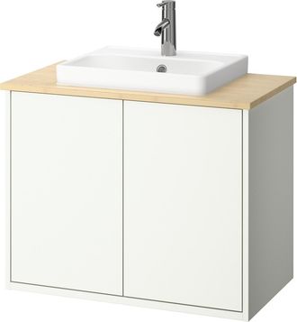 IKEA HAVBÄCK / ORRSJÖN Waschbschr+Türen/Waschb/Mischbat