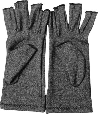 Generic Handkompression Handschuhe,Handstütze Handschuhe - Fingerlose Hülse Weich Atmungsaktiv Für Klettern Tennis Typen Fitnessstudio Arbeitsplatz Für Frauen