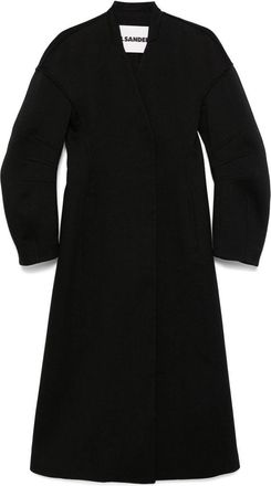 Jil Sander Kurzer Mantel - Schwarz