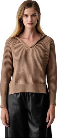 DKNY Dkny, Damen, Strickwaren, Braun, LGr&ouml;&szlig;e