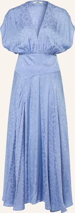 Maje Jacquard-Kleid blau