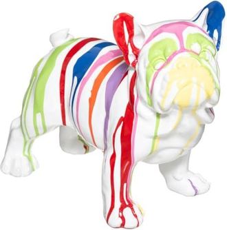 Atmosphera Atmosphera - Statuette Chien - Blanc - H26-5 cm