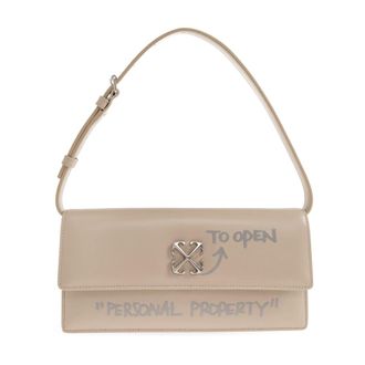 Off-white Femme, Sacs, Beige, Taille: ONE Size Jitney 1.0 Shoulder Bag