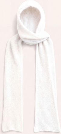 Americandreams Americandreams Hooded Alpaca Scarf Penn weiss