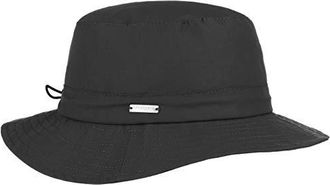 Seeberger Chapeau pour Femme Lasina en Tissu de Pluie (Taille Unique - Noir)
