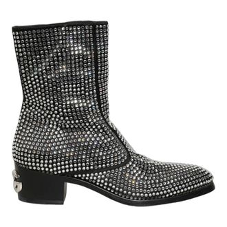 Dolce & Gabbana Homme, Chaussures, Noir, Taille: 44 EU Bottines courtes