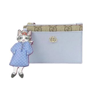 Gucci Pre-owned Leder-Geldb&ouml;rse - - Pre-owned - Damen - Blau - ONE SIZE