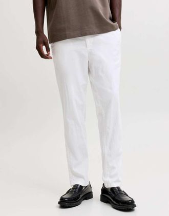 Jack & Jones Jogginghose in Wei&szlig;