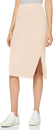 Find. Damen Maxirock aus Baumwolle, Pink (hellpink), 36, Label: S