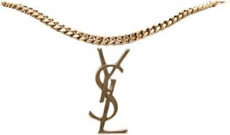 Saint Laurent Sac bandouli&egrave;re Pre-owned &agrave; cha&icirc;ne - Femme - Pre-owned - Gris - Taille: ONE Size