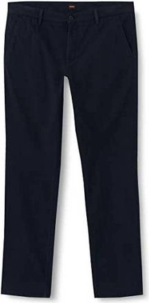 BOSS Herren Trousers Trousers Flat, Dark Blue, 35W / 32L EU