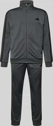 adidas Slim Fit Trainingsanzug mit Logo-Stitching