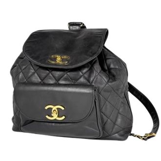 Chanel Pre-owned Matelasse Rucksack - - Pre-owned - Damen - Schwarzk - ONE SIZE