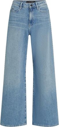 Karl Lagerfeld Femme, Jeans, Bleu, Taille: W26 Jean large &agrave; clous