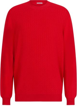 Malo textured sweater - Rot