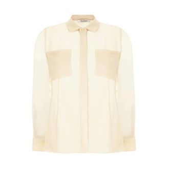 Max Mara Damen, Blusen & Hemden, Beige, XSGr&ouml;&szlig;e