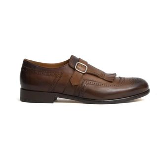 Doucal's Homme, Chaussures, Brun, Taille: 43 EU Kilty Fringe Moccasin