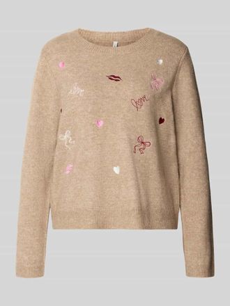 Only Regular Fit Pullover mit Woll-Anteil Modell SHINE