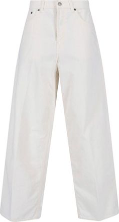 Haikure Wide Cotton And Linen Jeans