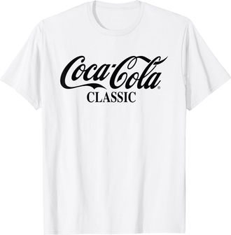 Coca Cola Ware Klassisches Coca-Cola-Cola-Cola-Logo im Retro-Look T-Shirt