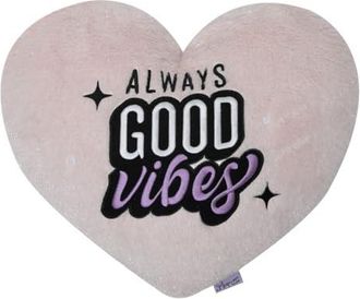 Mr. Wonderful Mr.Wonderful Herzkissen Pl&uuml;schtier Always Good Vibes 0,4 x 44 x 37