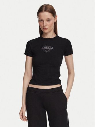 Guess T-Shirt W6YI05 K3640 Schwarz Slim Fit