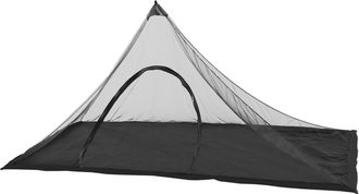 Walmeck Campingzelt-Mesh-Tragetasche, Wasserdichtes Outdoor-Netz f&uuml;r Rucksacktouren, Wandern, Angeln (Schwarz)